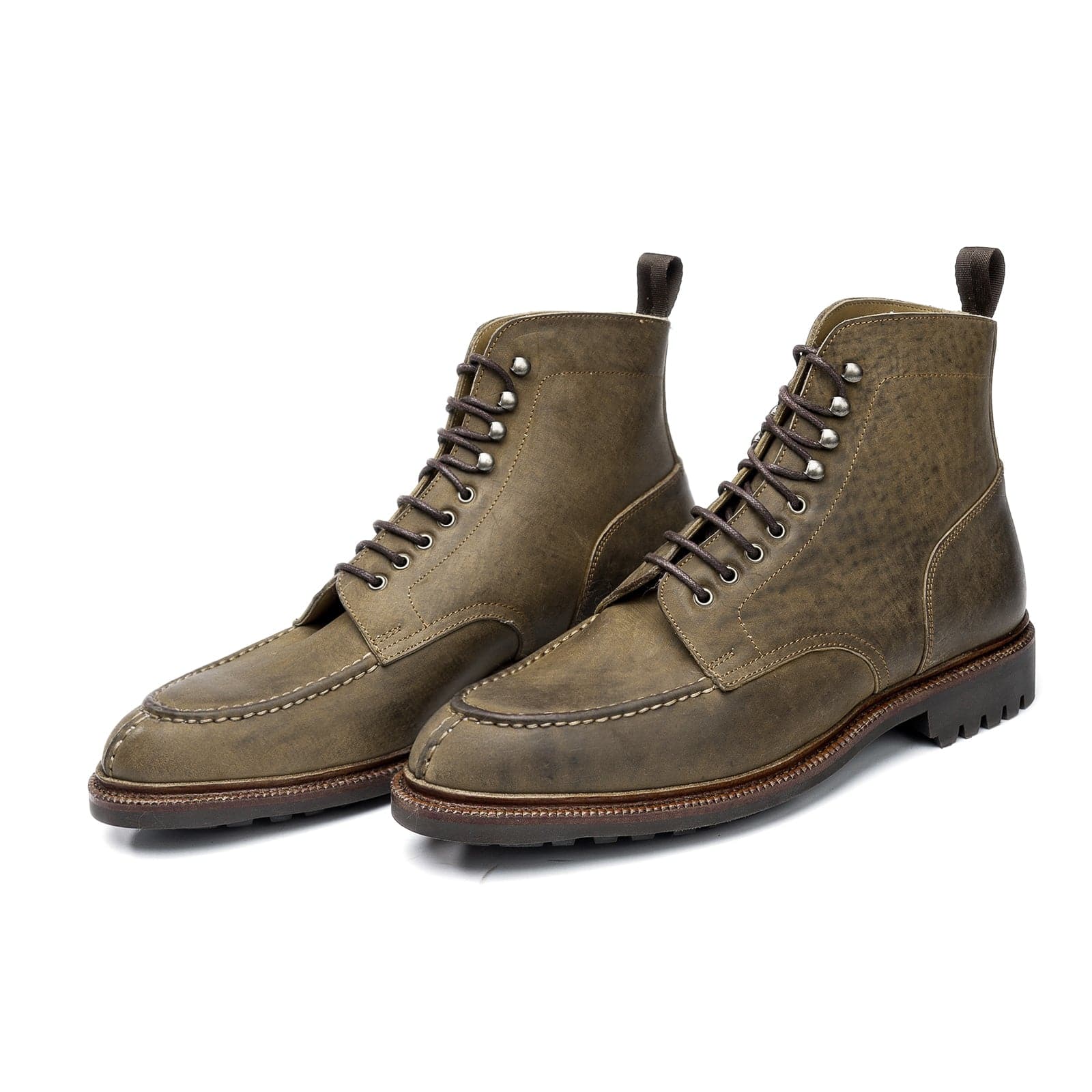 116215 - CAPER GREEN WAXY SHELL CORDOVAN - E (ULTRAFLEX SYSTEM) – Meermin Shoes