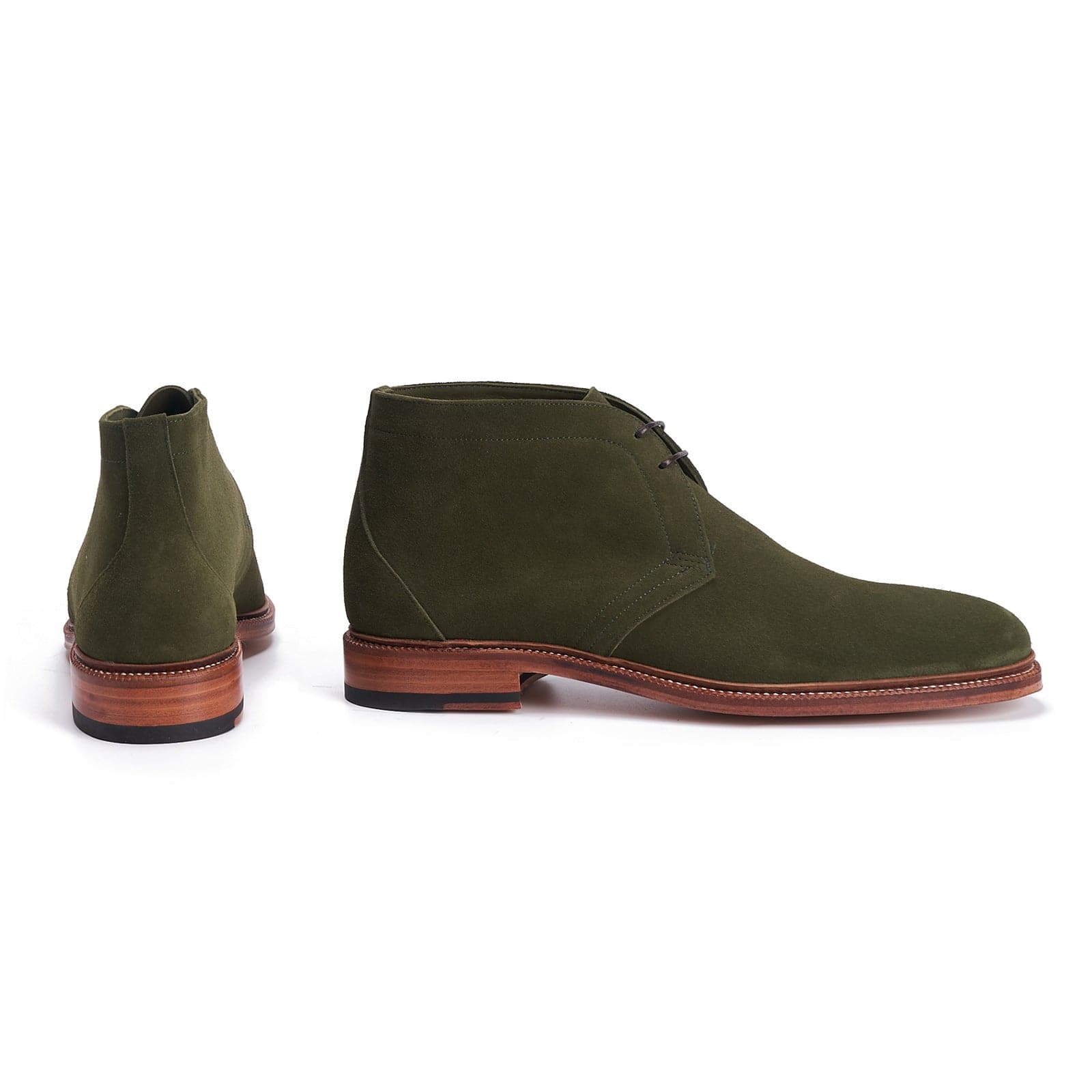 114368 - FOREST GREEN JANUS BUTTS - E (ULTRAFLEX SYSTEM) – Meermin Shoes
