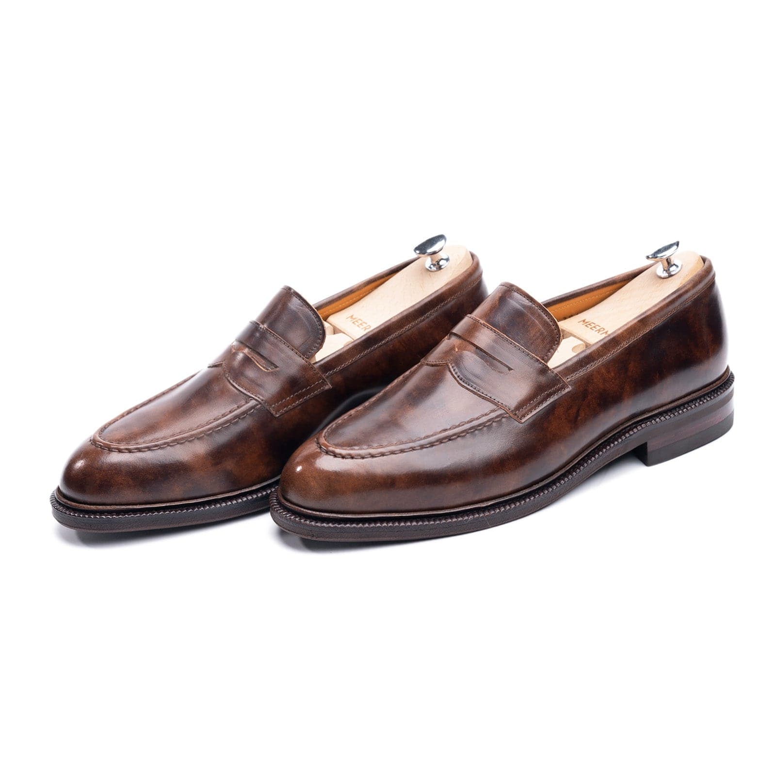 116384 - BROWN MUSEUM SHELL CORDOVAN - E (ULTRAFLEX SYSTEM) – Meermin Shoes