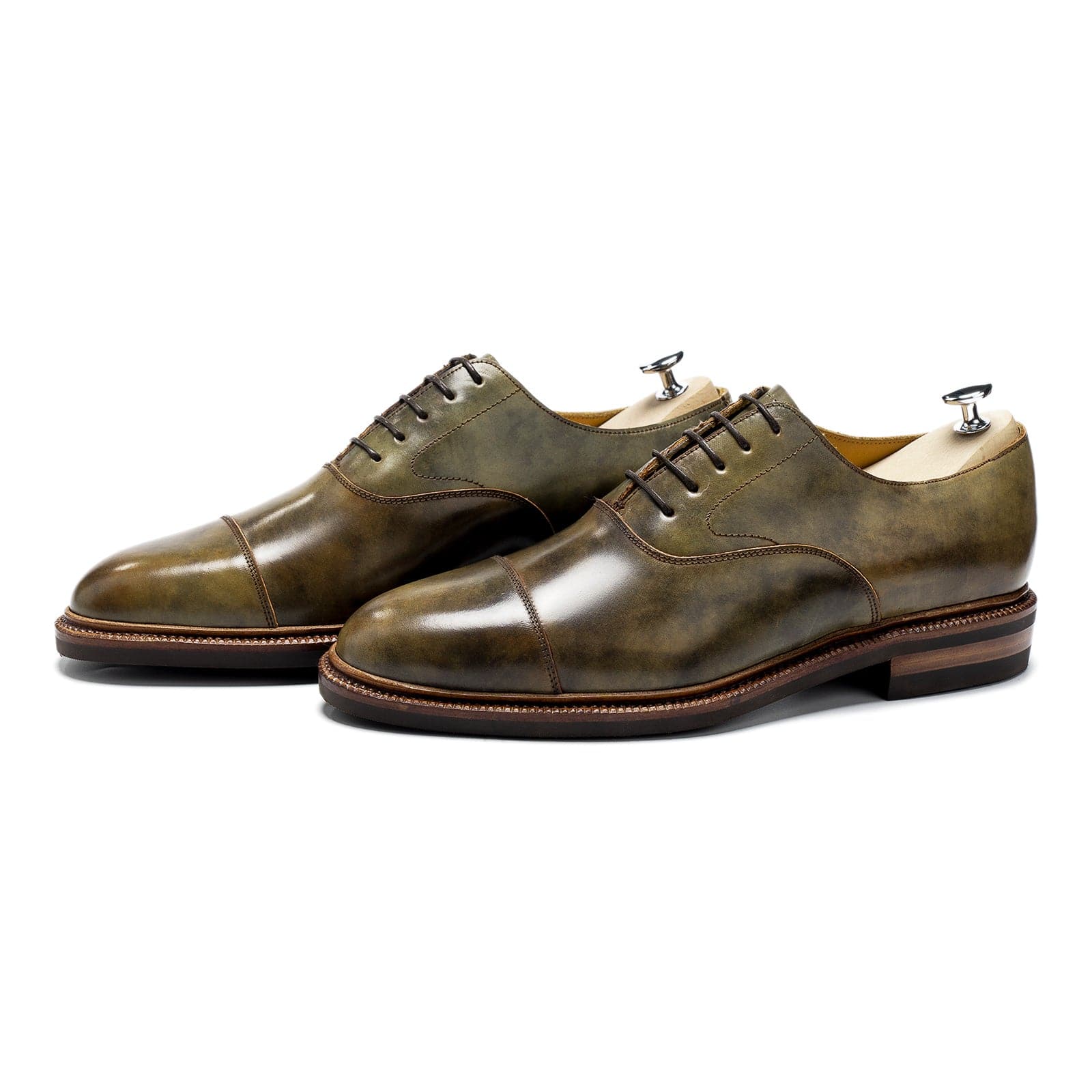 116660 - GREEN MUSEUM SHELL CORDOVAN - E (ULTRAFLEX SYSTEM) – Meermin Shoes